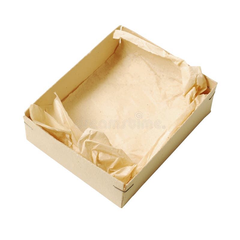 Empty cardboard box stock image. Image of paper, opened - 11721289