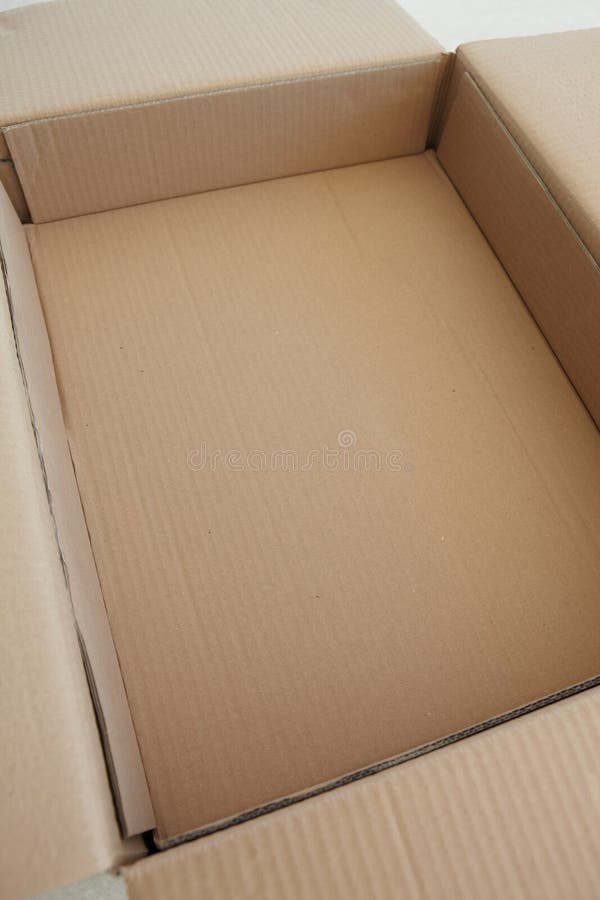 Empty cardboard box stock image. Image of packaging, unfolded - 13764235