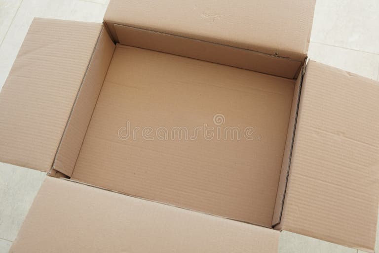 Open Cardboard Box Folded Flaps Stock Photos - Free & Royalty-Free ...