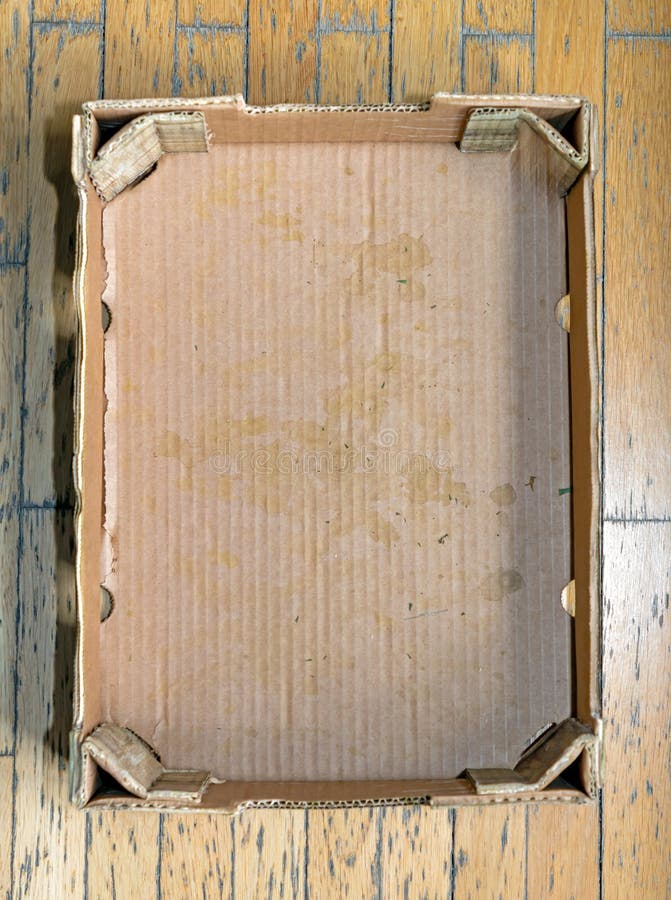 Empty cardboard box stock photo. Image of recycling - 351087180