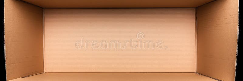 Empty Cardboard Box Interior an Image of the Inside of an Empty ...