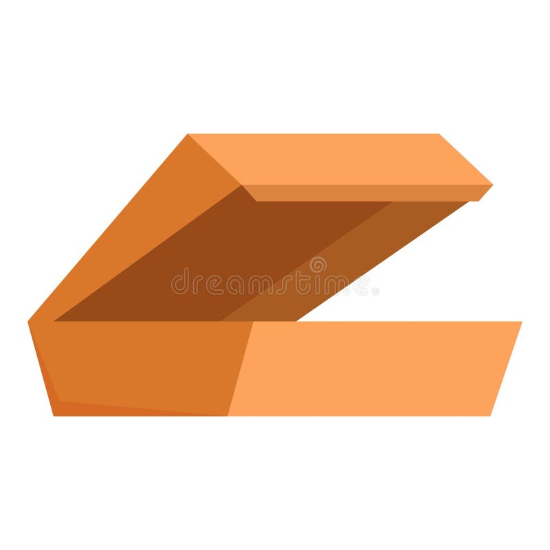 Empty Cardboard Box Open Presenting Product Inside Stock Vector ...