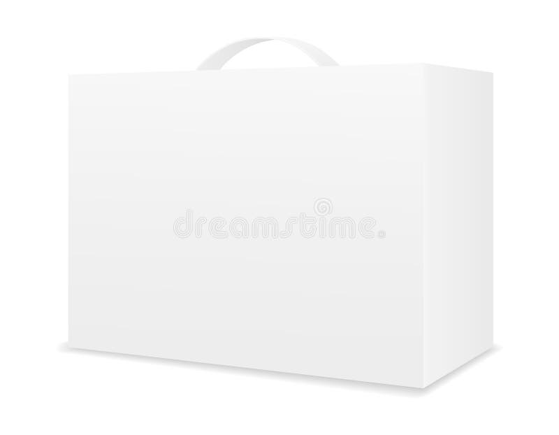 Empty Cardboard Box Packaging Blank Template for Design Stock Vector ...
