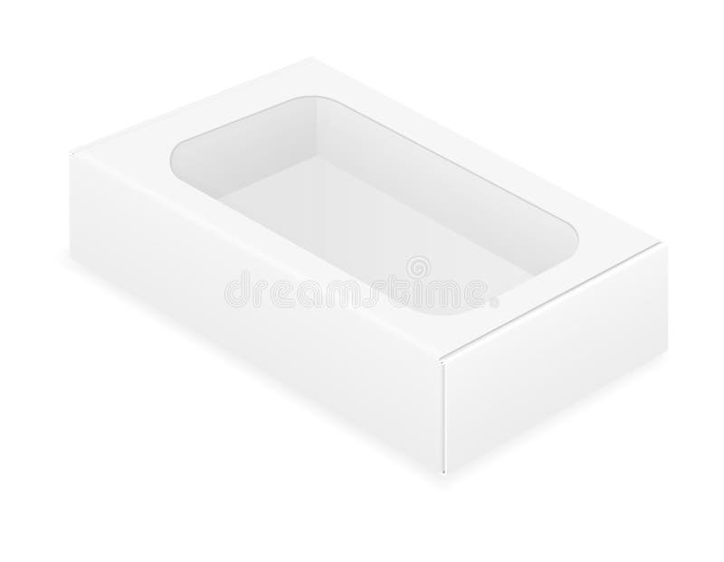 Empty Cardboard Box Packaging Blank Template for Design Stock Vector ...