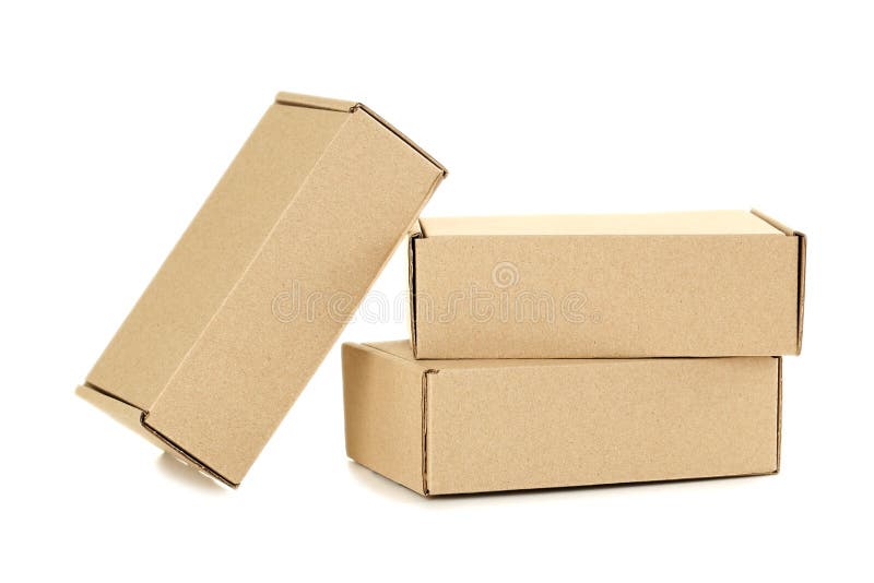 Empty cardboard boxes stock photo. Image of kitty, order - 64832636