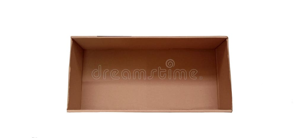 Empty Cardboard Boxes without Lids Stock Photo - Image of package ...