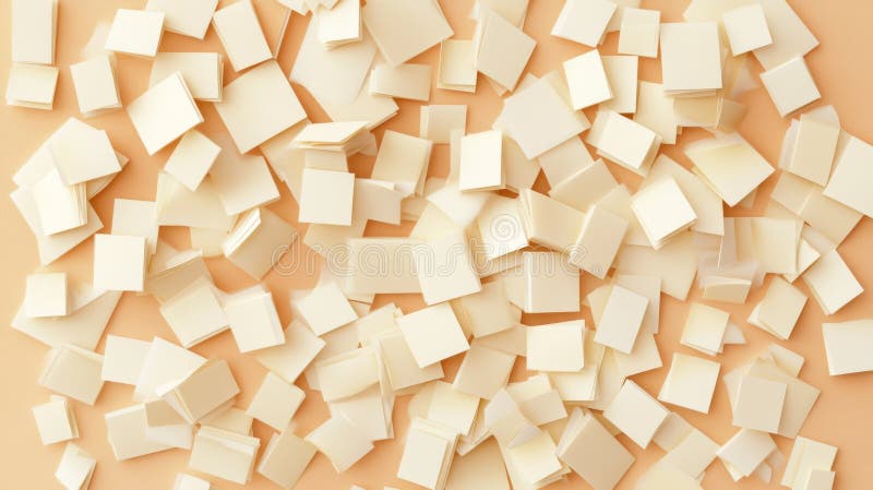 Empty Cards, Tickets, or Flyers Arranged Against a White Surface Stock ...