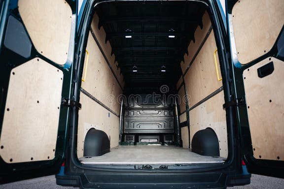 Empty cargo delivery van . stock image. Image of auto - 312027223