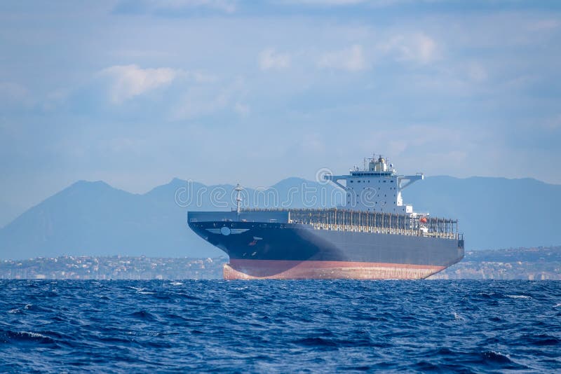 Empty cargo ship stock image. Image of floating, depression - 7382639