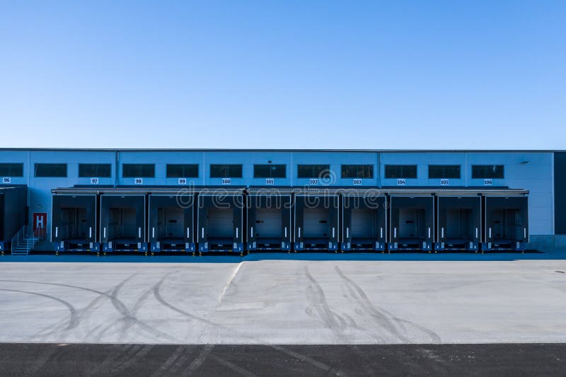 Empty cargo terminal stock image. Image of terminal - 200311537