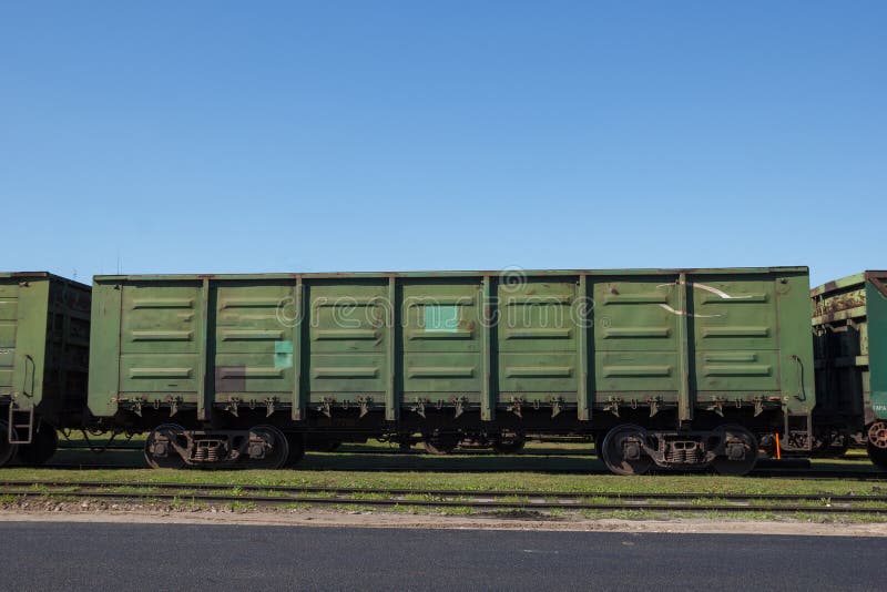 Empty cargo wagon stock photo. Image of freight, delivery - 40162572