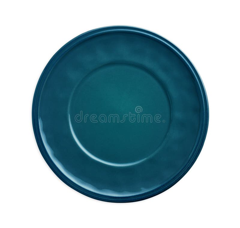 Dark Blue Marble Plate, Empty Ceramic Plate with Marble Texture, View ...