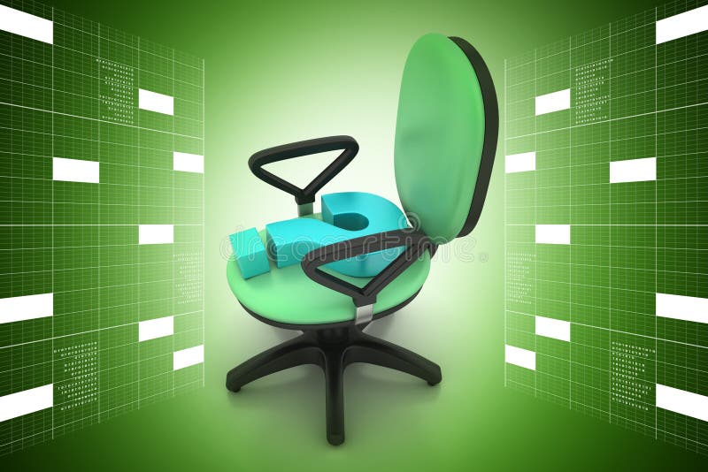 Chair Empty Question Stock Illustrations – 145 Chair Empty Question ...