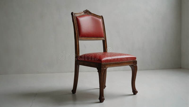 Empty Chair. a Single Chair in an All-white Space, Symbolizing Absence ...