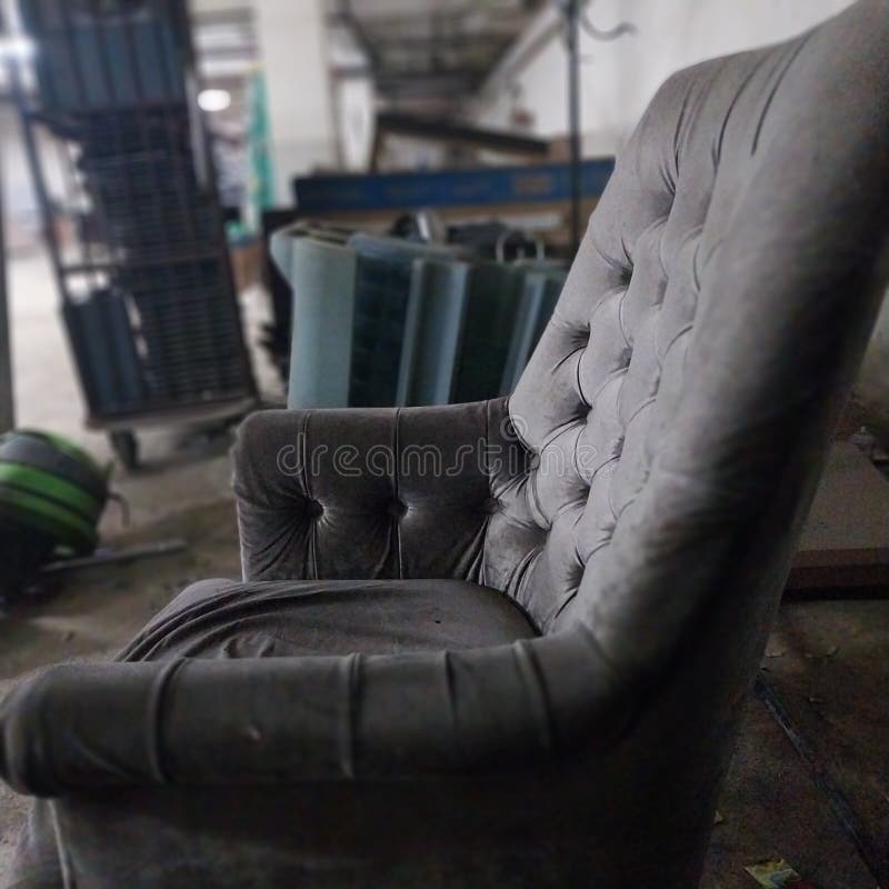 Empty chair under the shed stock image. Image of empty - 263650369