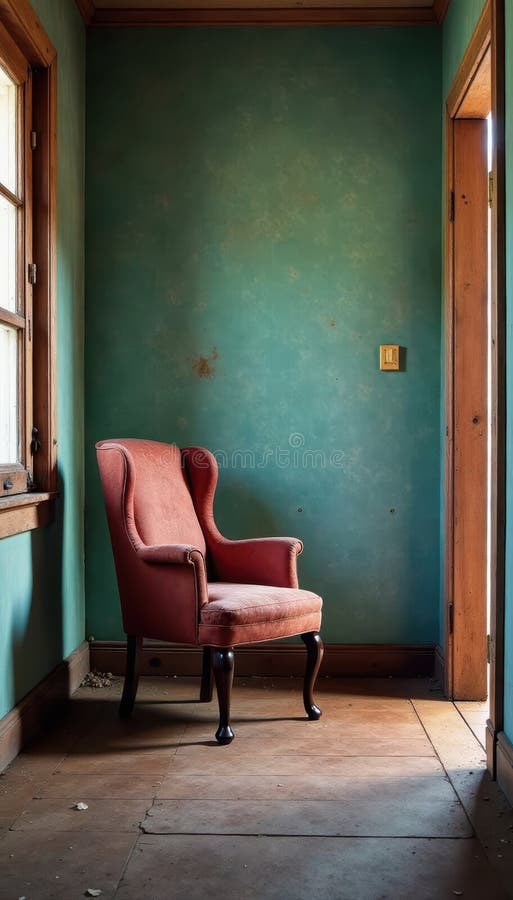 Empty Chair in Vacant Home, Declining Bar Graph, Lower Interest ...