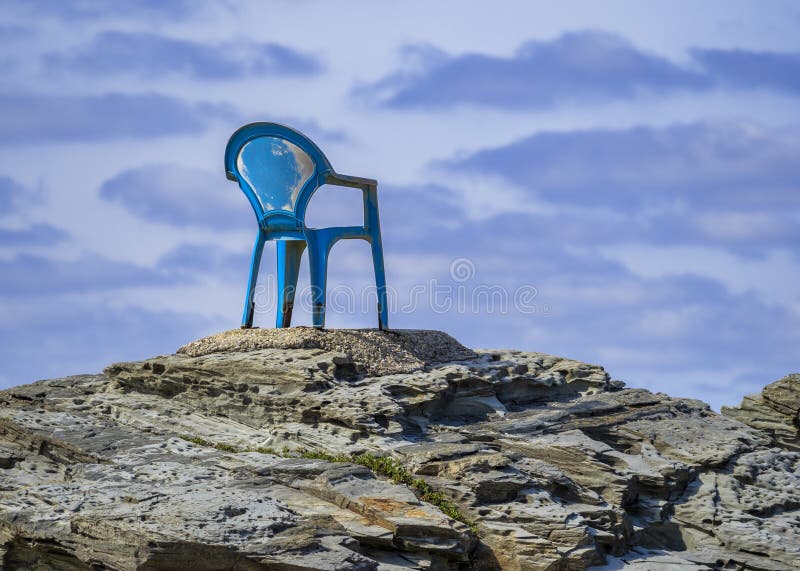 The empty chair stock image. Image of rock, resting - 275513923