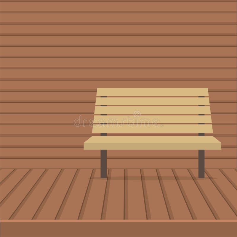 Empty Chair on Brick Wall stock vector. Illustration of single - 46978909