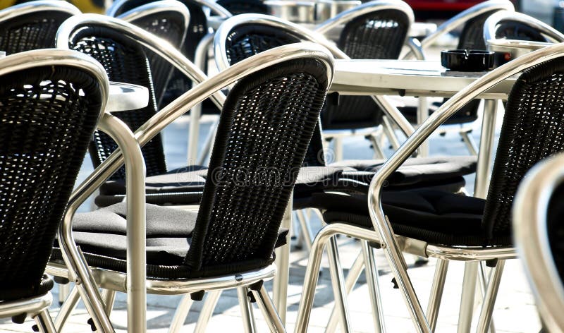 Empty chairs stock image. Image of plastic, seat, diverse - 24423329