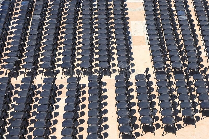 Empty chairs stock photo. Image of mosaic, presentation - 31198836