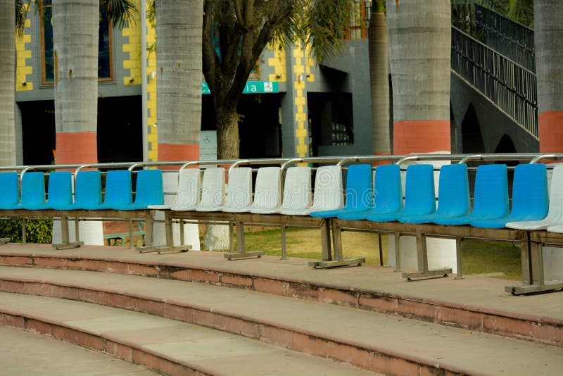Amphitheatre with chairs stock photo. Image of amphitheater - 13297378