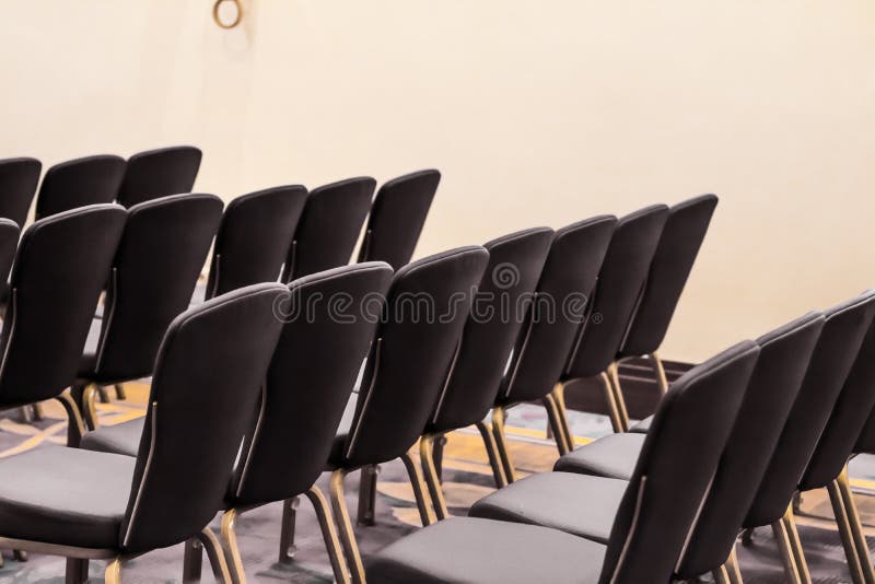 Empty Chairs in a Hotel Conference Room, Business and Interior Design ...