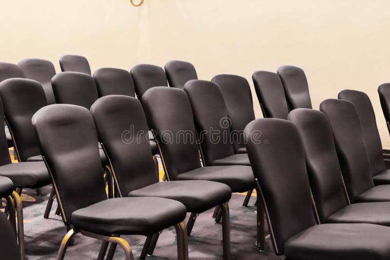 Empty Chairs in a Hotel Conference Room, Business and Interior Design ...
