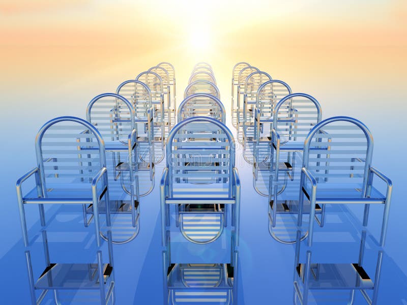 Empty chairs stock illustration. Illustration of chair - 36792015