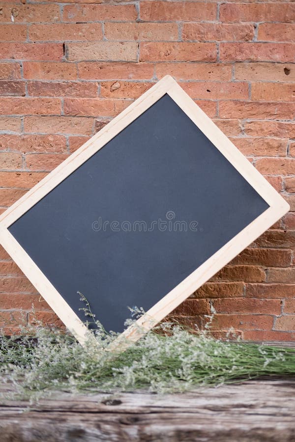 Empty chalkboard stock photo. Image of information, chalk - 85772486