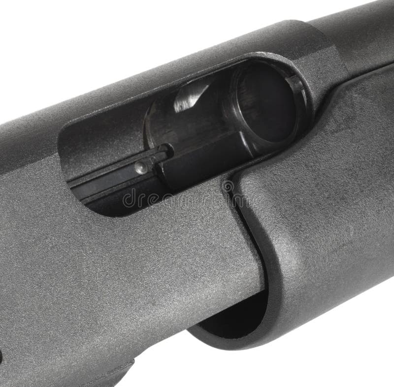 Empty Chamber in a Semi-automatic Pistol Stock Photo - Image of metal ...