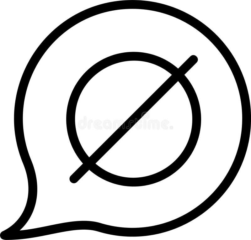 Empty Chat Vector Icon stock vector. Illustration of fresh - 388702507