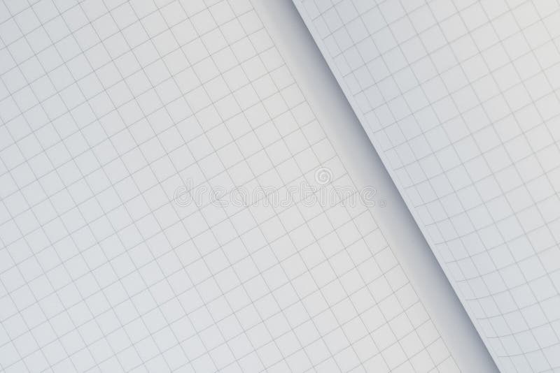 Empty Checkered Sheet in an Open Notebook for Mathematics. Page ...