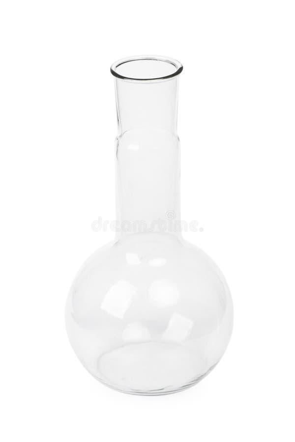 Empty Chemical Glass Laboratory Flask Stock Image - Image of flask ...