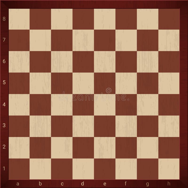 Empty Chess Board Template. Classic Ancient Game on Wooden Floor Stock ...