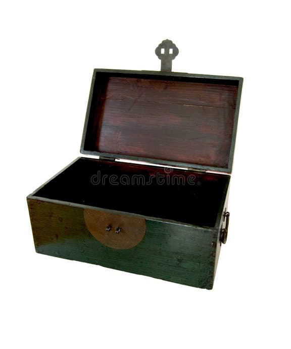 Empty Chest stock image. Image of mysterious, chest, hinges - 5253231