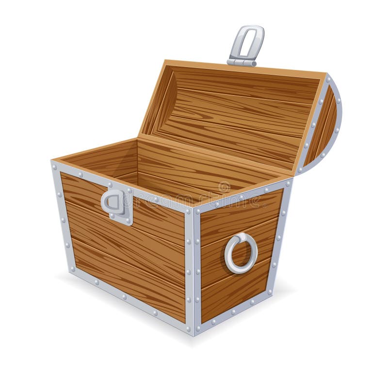 Treasure chest stock vector. Illustration of gradient - 69903375