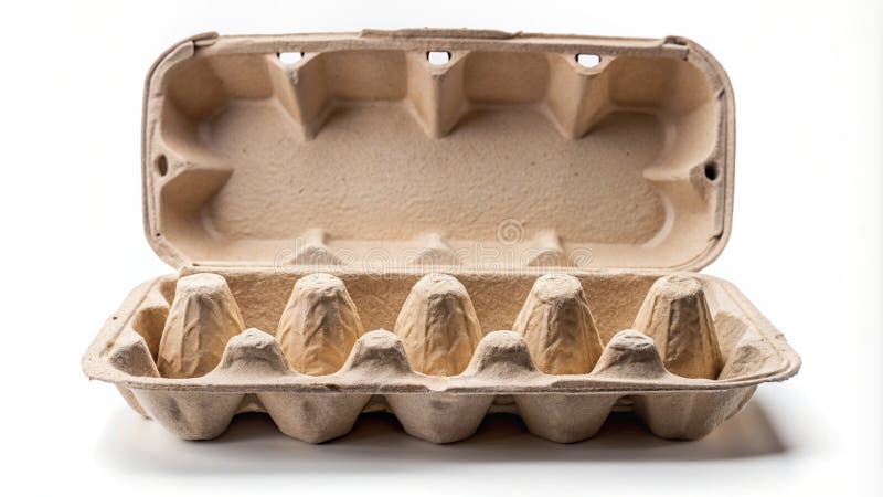 Carton Pack for Milk or Juice, White Cardboard Box on Front, Angle View ...