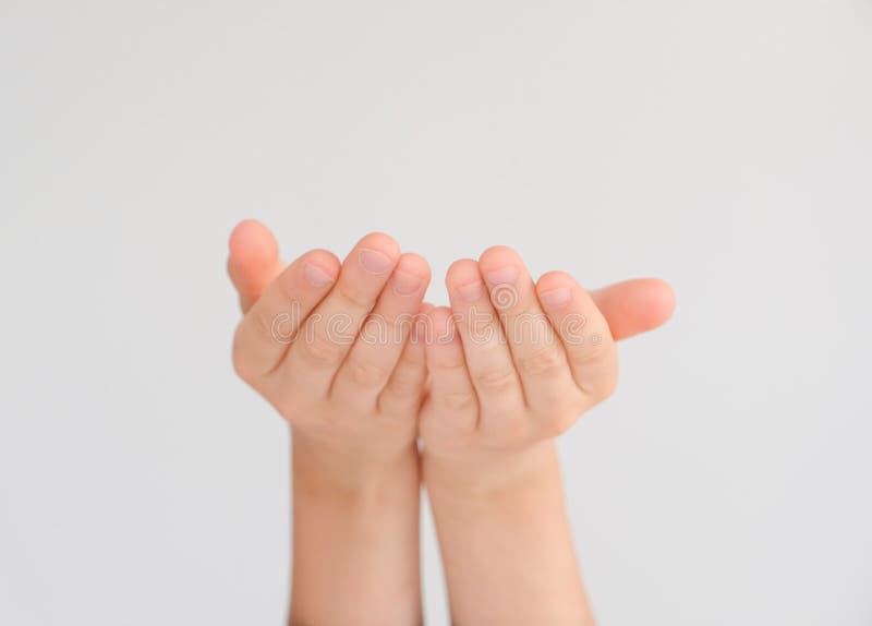 Empty child`s handbreadths stock photo. Image of fragment - 162052434