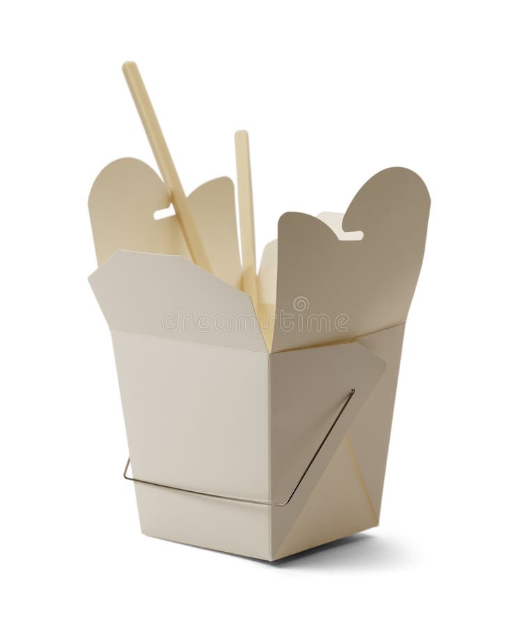 Chinese Take Out Box stock image. Image of copy, container - 34640573