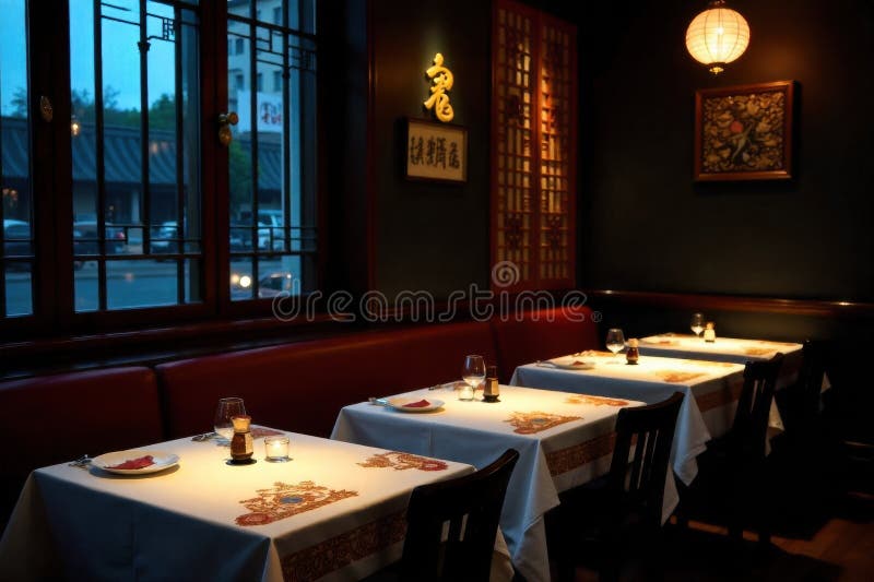 Chinese Restaurant Dining Room Stock Illustrations – 395 Chinese ...
