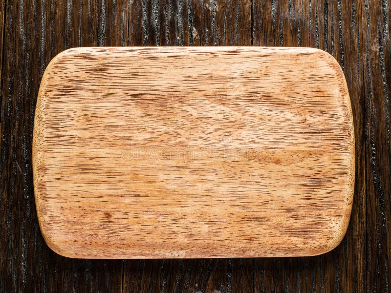 Empty Chopping Wooden Board. Stock Image - Image of space, carving ...