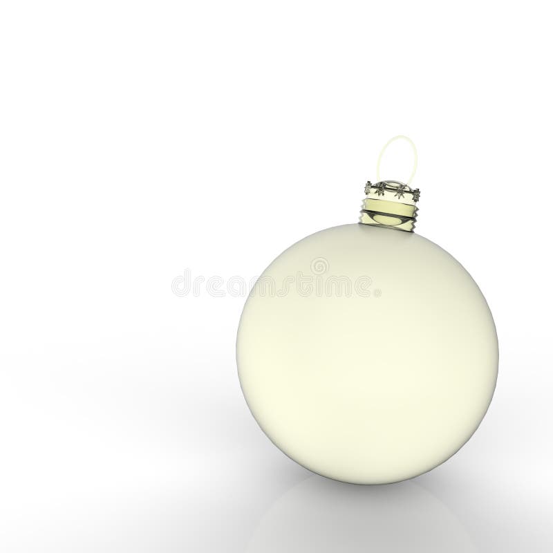 Empty Christmas ornament stock illustration. Illustration of clear ...