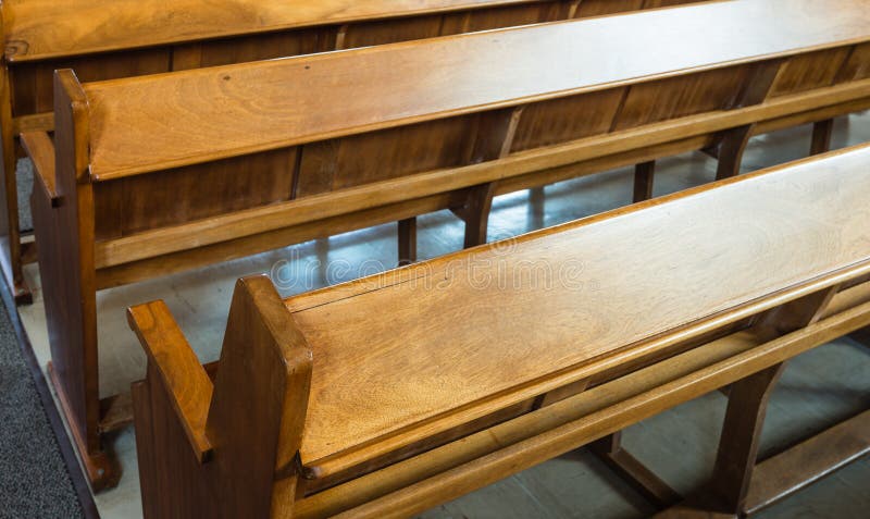 Empty church benches stock image. Image of belief, bench - 55031817