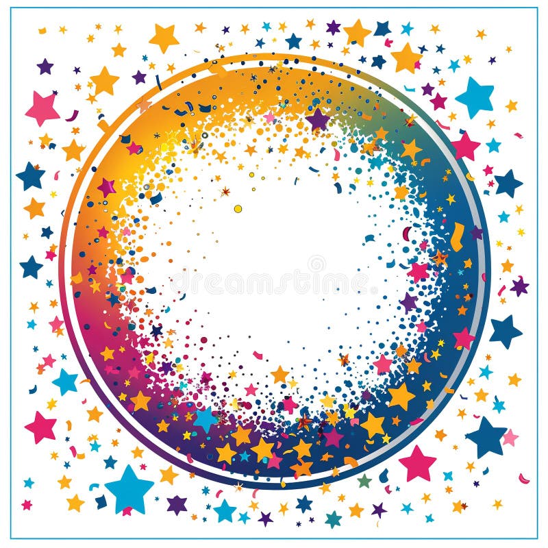 Vector Confetti Circle Stock Illustrations – 42,462 Vector Confetti ...