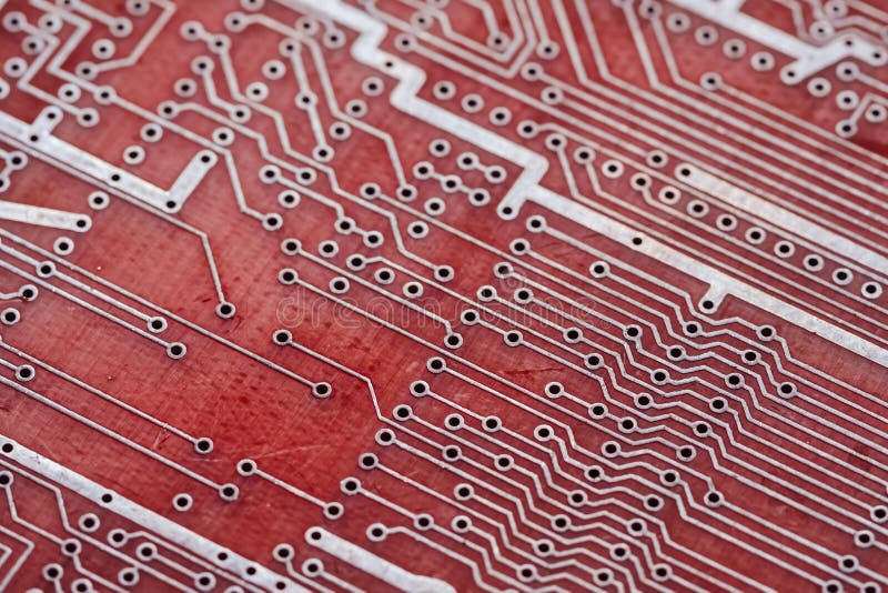 Empty Circuit Board, Pcb Printed Technology, Design Stock Image - Image ...