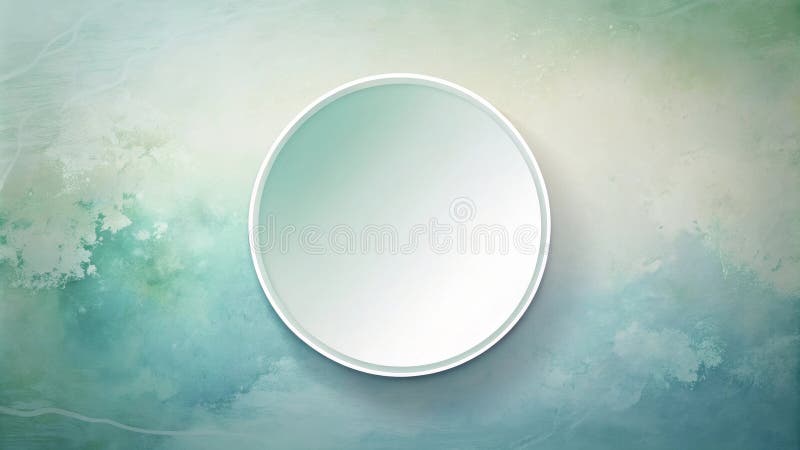 Empty Circular Frame on a Textured Background, Ideal for Product ...