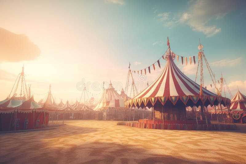 Fun Fair Amusement Park Empty Stock Illustrations – 163 Fun Fair ...