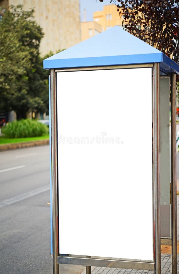 Empty city billboard stock photo. Image of panel, range - 151680848