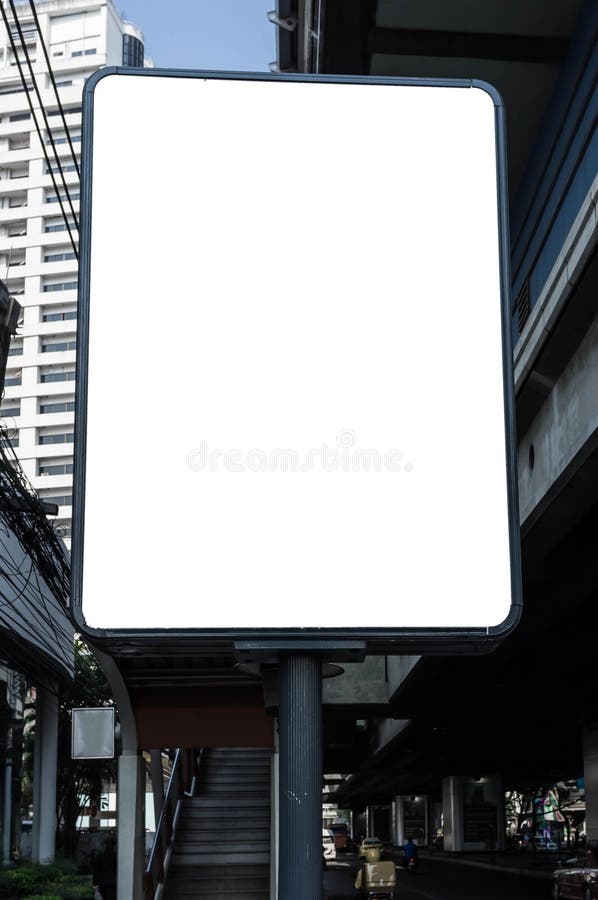 Empty City Sign stock photo. Image of medium, banner - 42847998