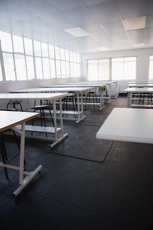 Empty class room stock photo. Image of indoors, education - 49208464